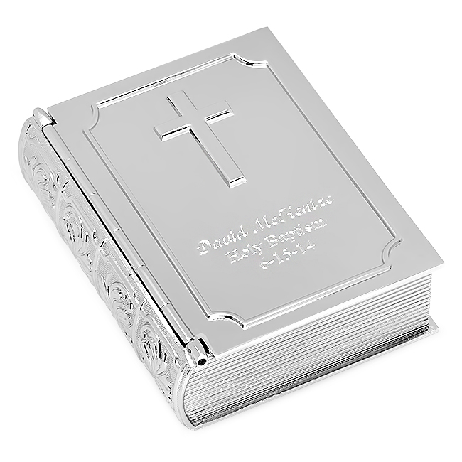 Personalized Bible Design Keepsake Box - Executive Gift Shoppe