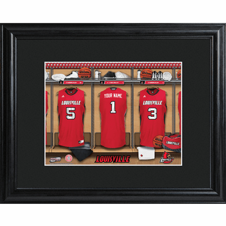 Personalized College Basketball Locker Room Print - Executive Gift Shoppe