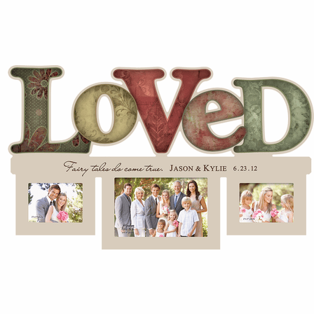 Personalized Loved Word Style Photo Frame - Executive Gift Shoppe