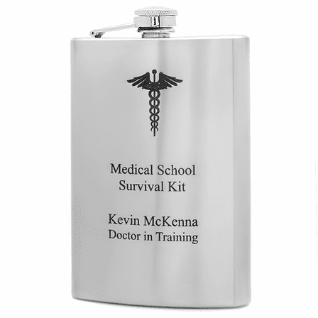 Medical School Survival Kit Flask - Executive Gift Shoppe
