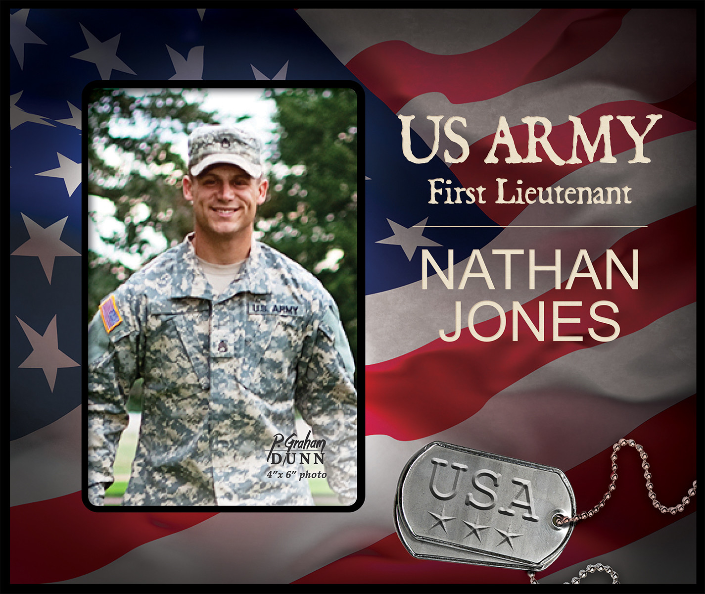 Personalized U.S. Army Picture Frame - Executive Gift Shoppe