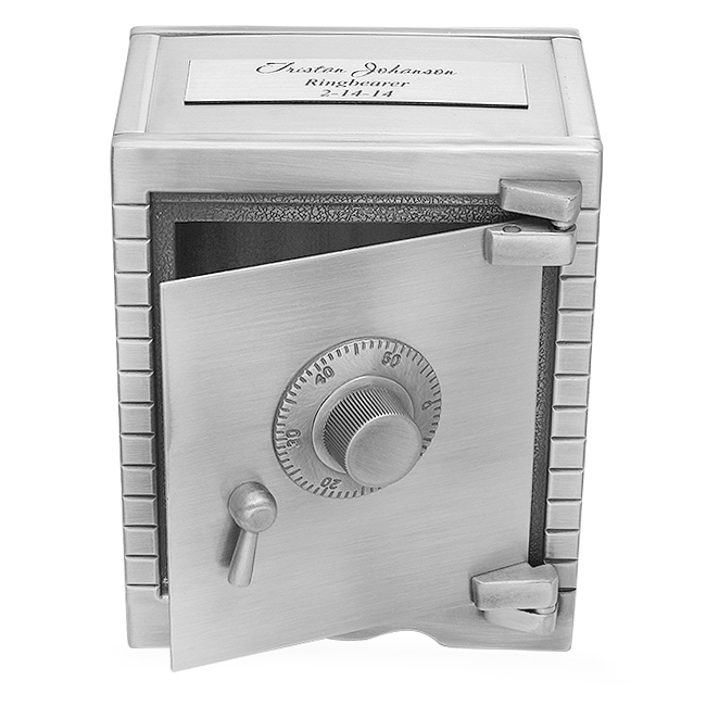 Personalized Working Safe Coin Bank - Executive Gift Shoppe
