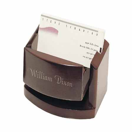 Pop-Up Business Card Box With Picture Frame - Executive Gift Shoppe