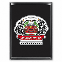 Racing Pit Stop Coaster Set - Free Personalization - Executive Gift Shoppe
