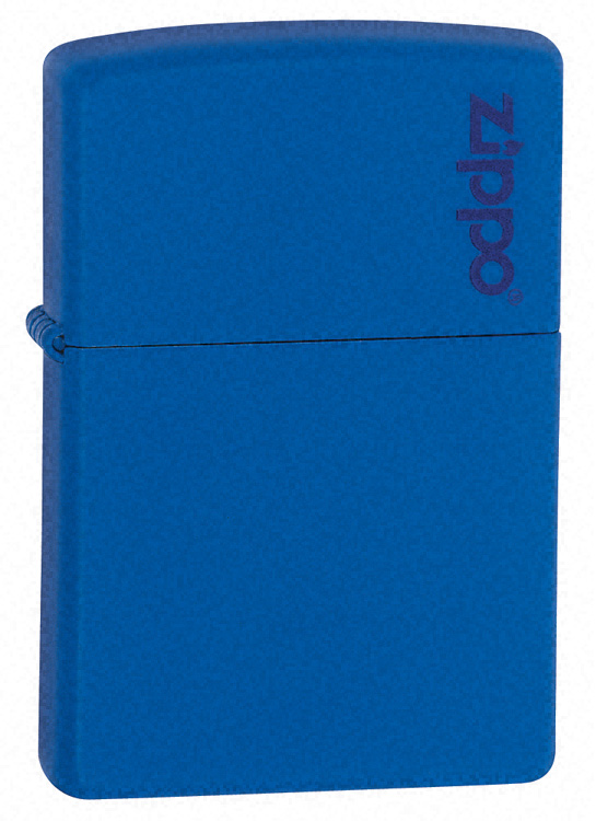 Royal Blue Matte with Zippo Logo Zippo Lighter - ID# 229ZL - Executive ...