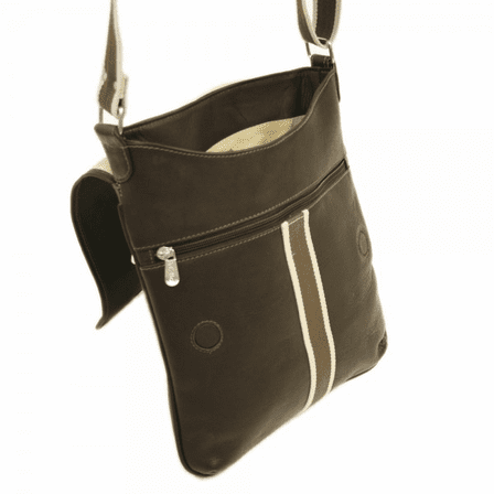 Vertical European Messenger Bag by Piel Leather - Free Personalization ...