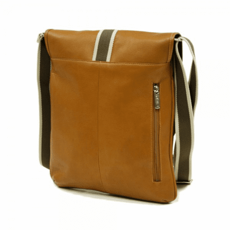 Vertical European Messenger Bag by Piel Leather - Free Personalization ...