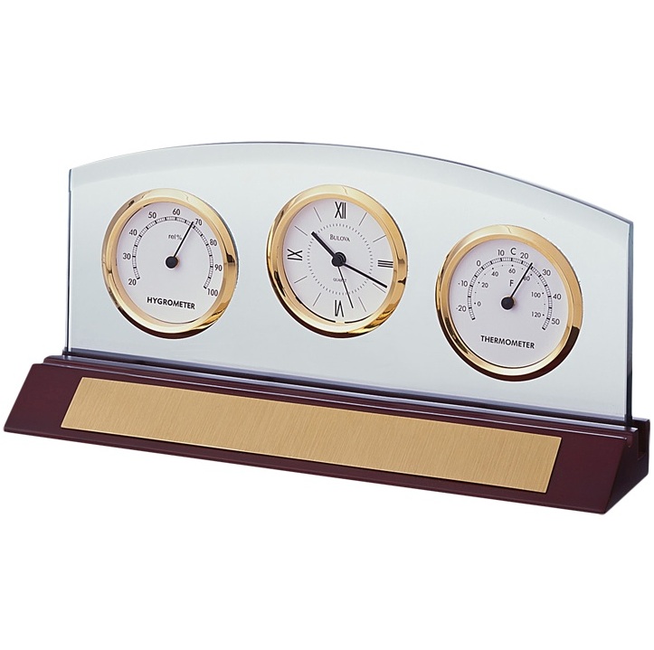 Weston Executive Collection Desk Clock by Bulova - Executive Gift Shoppe