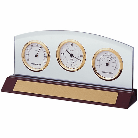 Weston Executive Collection Desk Clock by Bulova - Executive Gift Shoppe