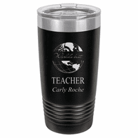 World's Best Teacher Personalized 20 Ounce Pink Polar Camel Travel Mug