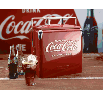 Coke Cooler Ice Chest