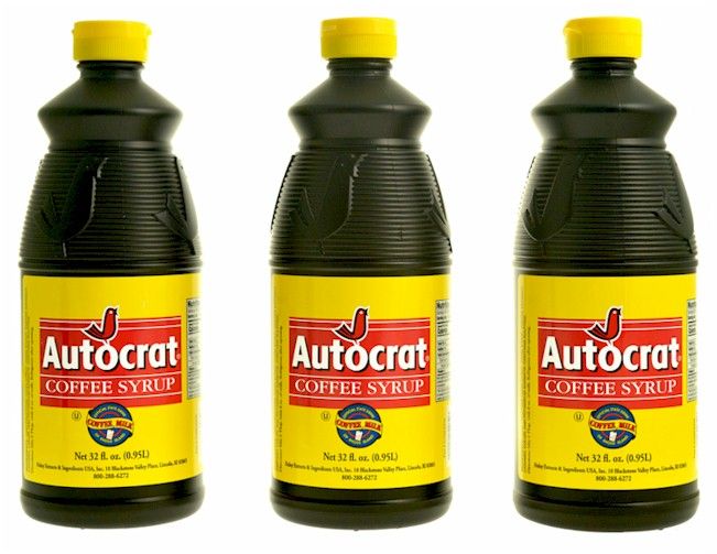 Autocrat Coffee Syrup 3-32 oz. (Quart Size) Bottles