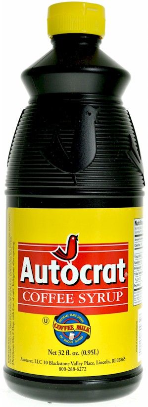 Autocrat Coffee Syrup 3-32 oz. (Quart Size) Bottles