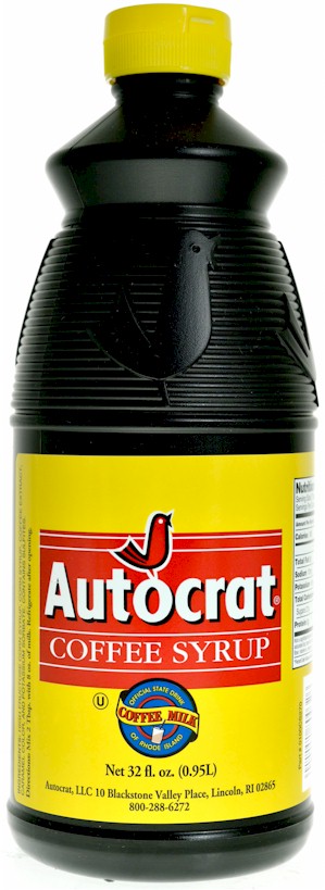 Autocrat Coffee Syrup 3-32 oz. (Quart Size) Bottles