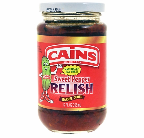 Cains Sweet Pepper Relish 12 oz.