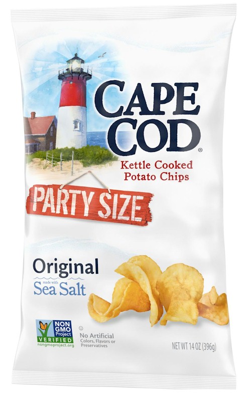 Cape Cod Potato Chips Original Case of 9/14 oz. Bags