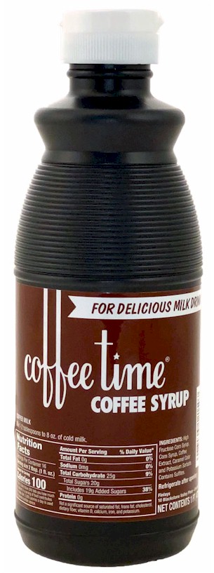 Coffee Time Coffee Syrup 6-16 oz. Bottles