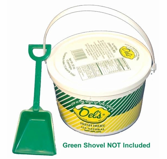 Del's Frozen Lemonade Beverage Mix 15-packets in 1/2 Gallon Bucket