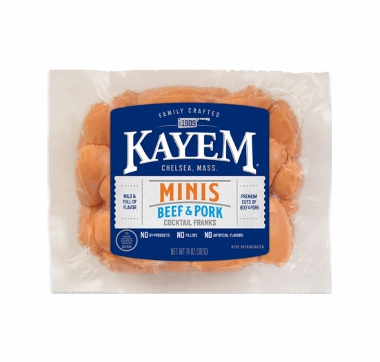 * Kayem Minis Pork & Beef Cocktail Franks (5/14 oz. Packages)