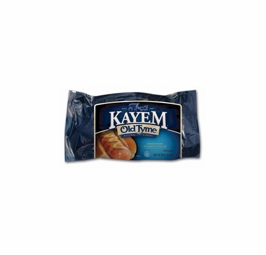 Kayem Old Tyme Natural Casing Franks 5 LBS.
