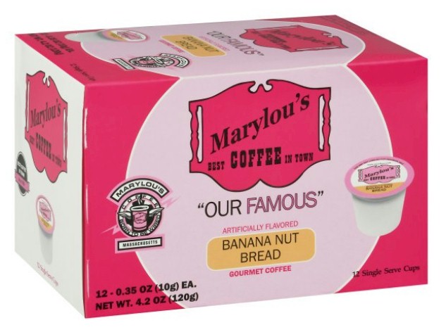 Marylou's Banana Nut Bread Coffee Single Serve Cups - 12 Count