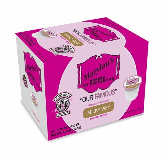 Marylou's Milky Wey Coffee Single Serve Cups - 12 Count