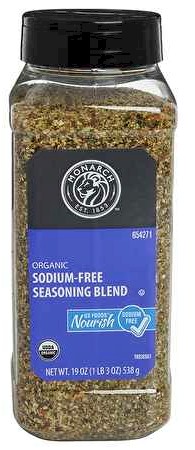 * Monarch Seasoning Blend Organic Salt Free 19 oz.