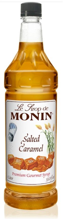 Monin Salted Caramel Premium Gourmet Syrup 33.8 oz.