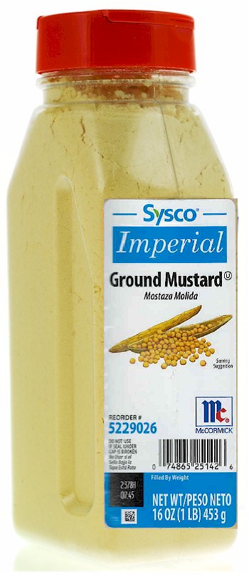McCormick Mustard Ground Imperial Sysco 6 oz.