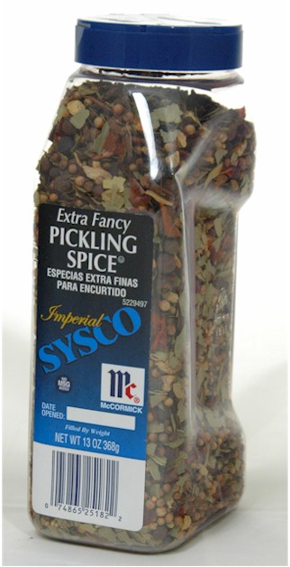 McCormick Pickling Spice 13 oz. Imperial Sysco