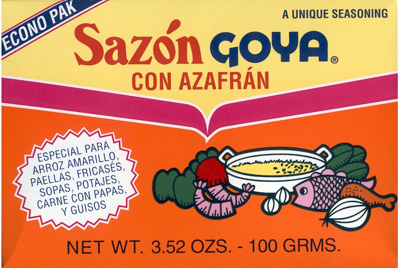Sazon Goya con Azafran Seasoning 3.52 oz.