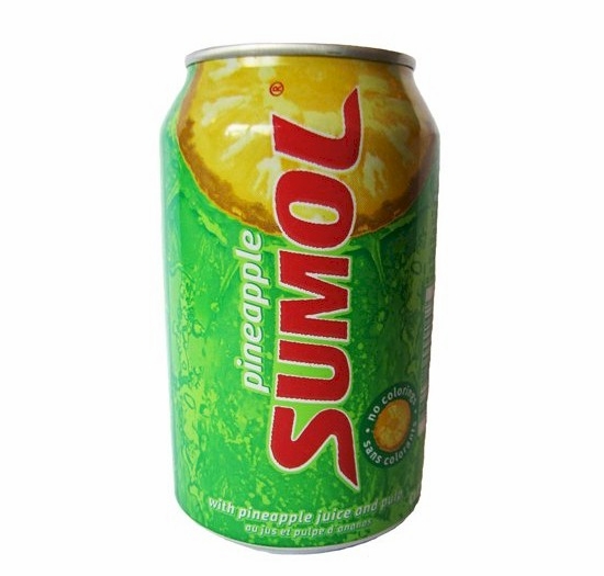 Sumol Pineapple Case of 24/12 oz. Cans