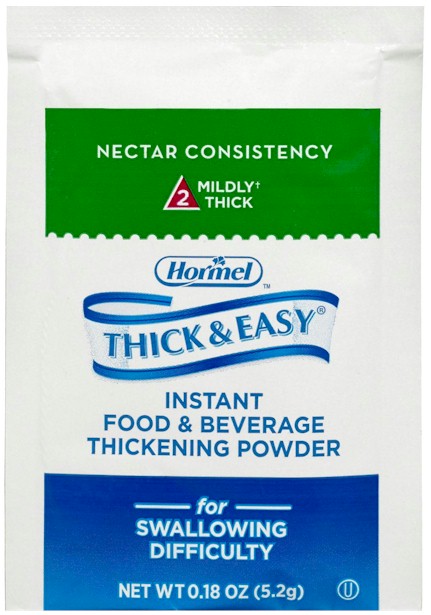 Hormel Thick & Easy Instant Food Thickening Powder Packets - Nectar 100 ...