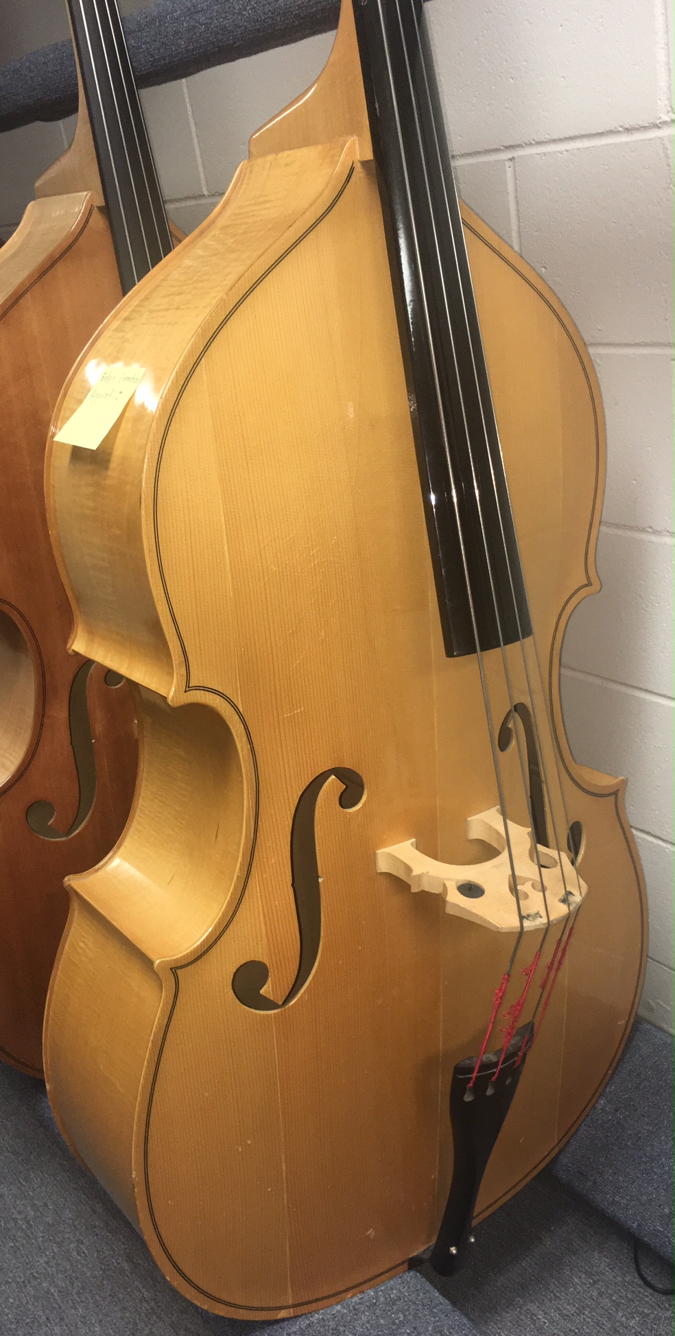 SOLD- 1996 ES9 Engelhardt Blonde Swingmaster Upright Bass 3/4 #69382