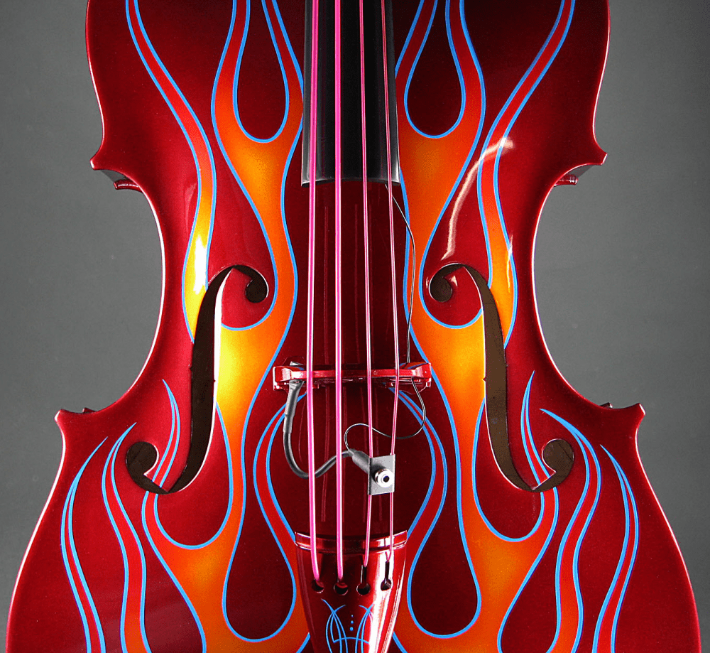 Custom Painted Basses Uprights FMI Basses