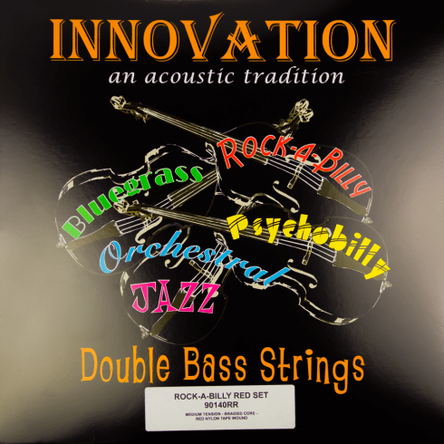 Innovation Rockabilly Red Bass Strings