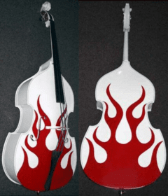 Custom Painted Basses Uprights FMI Basses