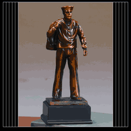 Bronze Navy Sailor Statue