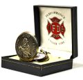 Firefighter Themed Pocket Watch and Award Clocks