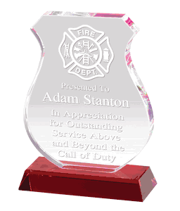 Crystal Firefighter Honor Award