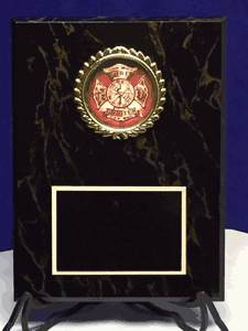 Economical Fire Department Plaque