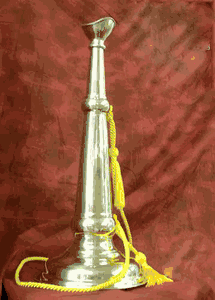 Pewter Firefighter Speaking Trumpet