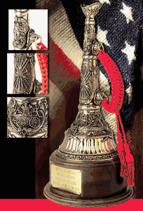 Cast Bronze Firefighters Ceremonial Speaking Trumpet