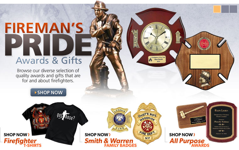 Fire Awards - Fire Department Recognition Awards, Plaques, Gifts, and more!
