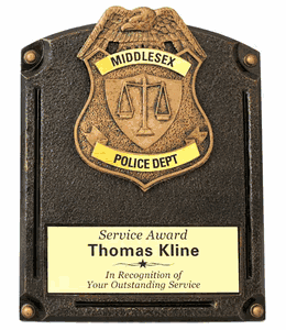 Low Cost Law Enforcement Police Plaques and Trophies