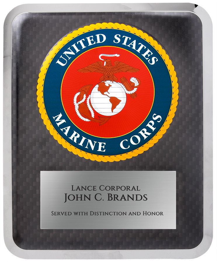 Marine Hero Plaque