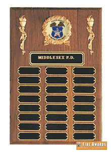 24 Plate Perpetual Plaque For Police and Law Enforcement