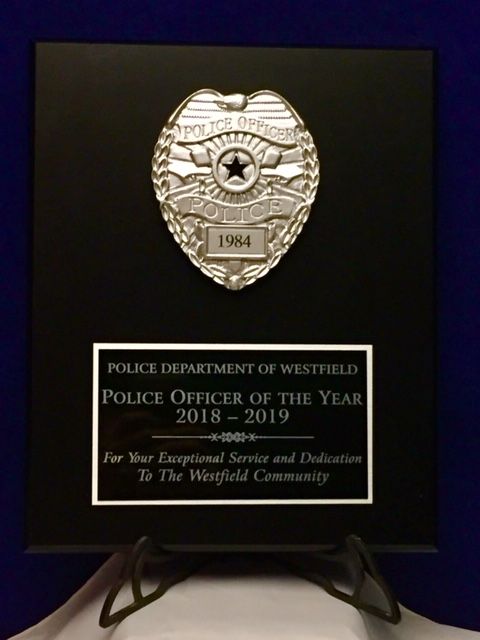 Police Badge Plaque