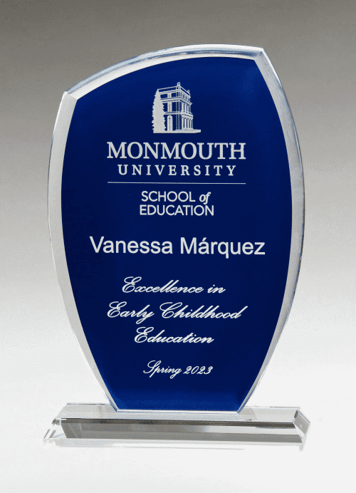 Blue Painted Glass Award