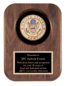 United States Army Tribute Plaque